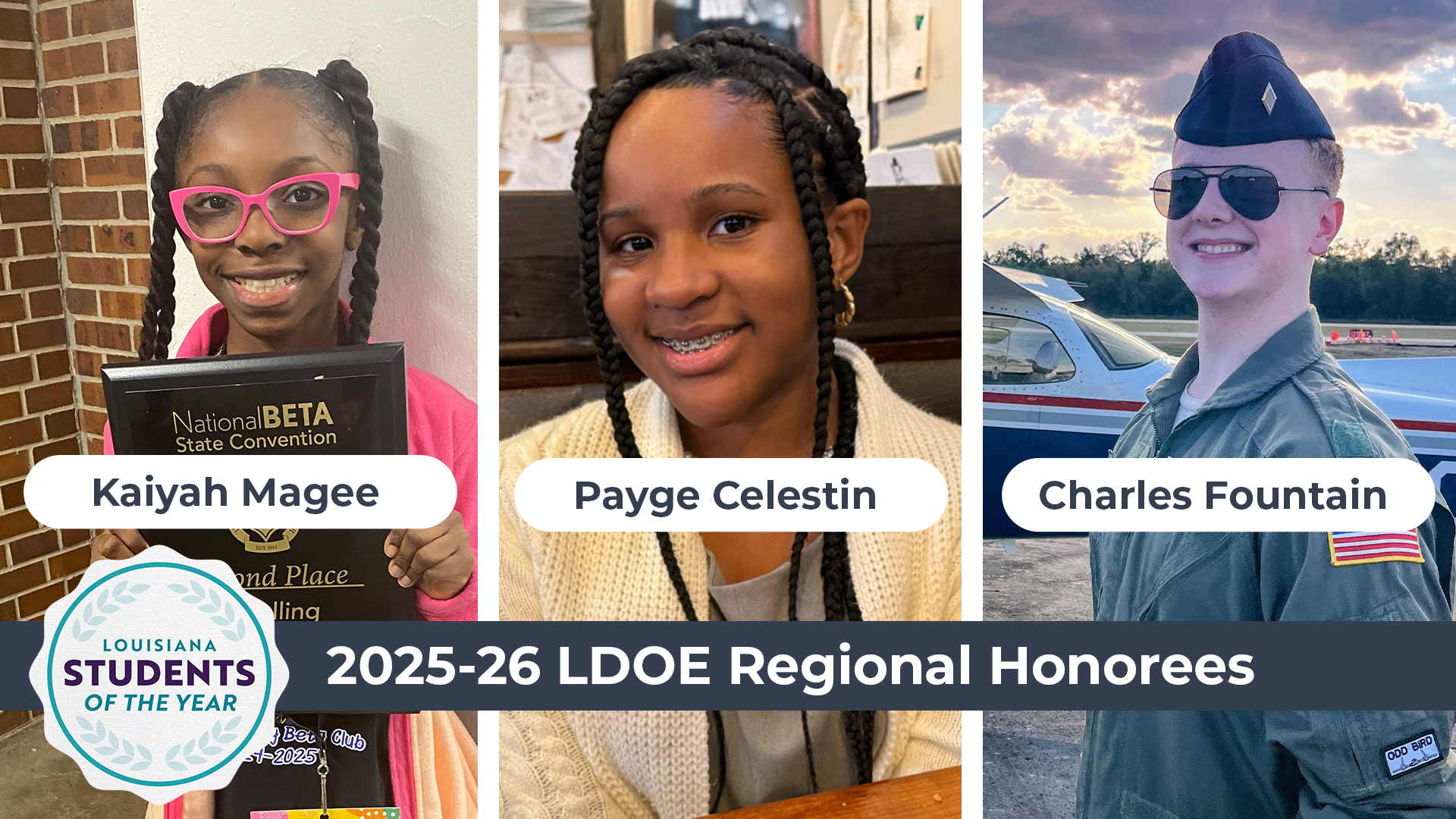 Regional Honorees - UVA Students of the Year Recognition